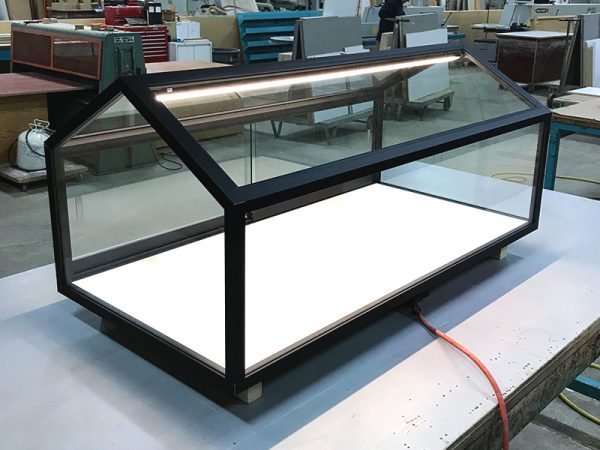 Anodized Black Display Cases - Display Case Canada